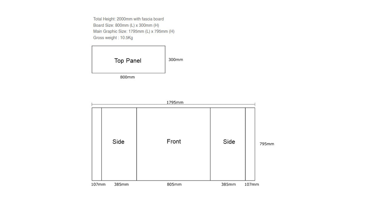 Exhibition Counter Booth | Trade Show Booth Counter | Display Counter ...